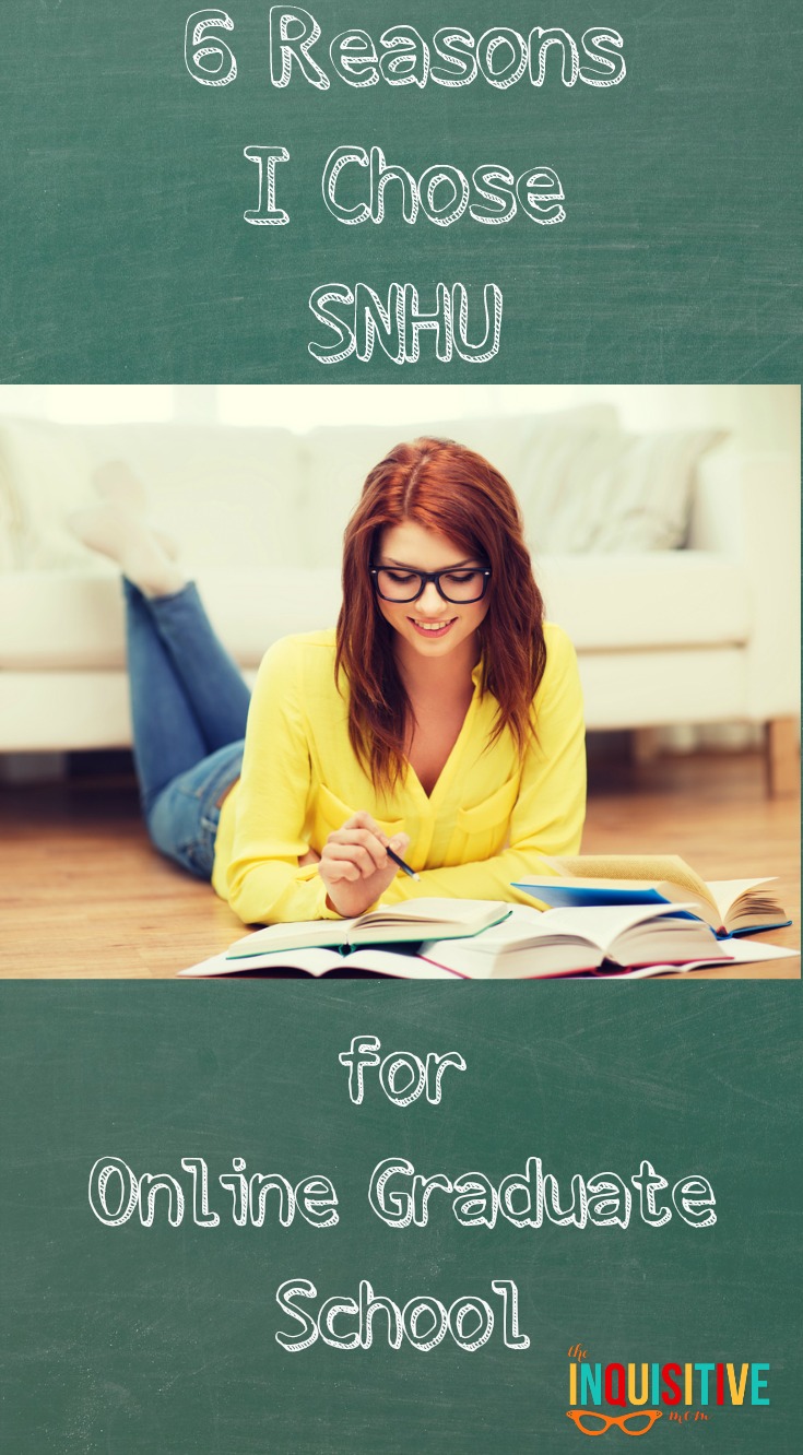 6 Reasons I Chose SNHU for Online Graduate School - The Inquisitive Mom
